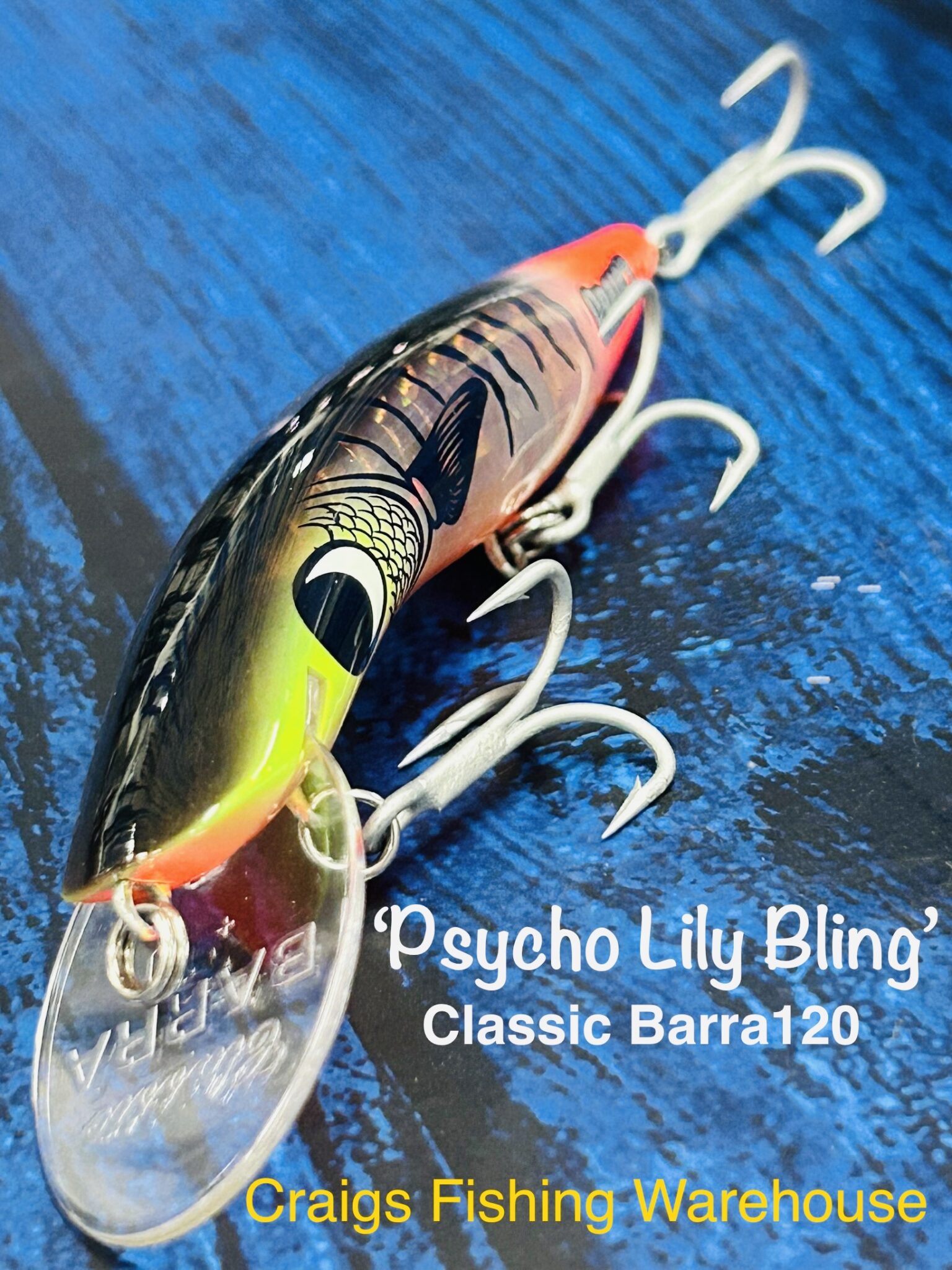 Classic Barra Bling™ Psycho Lily Ghost | Craigs Fishing Warehouse
